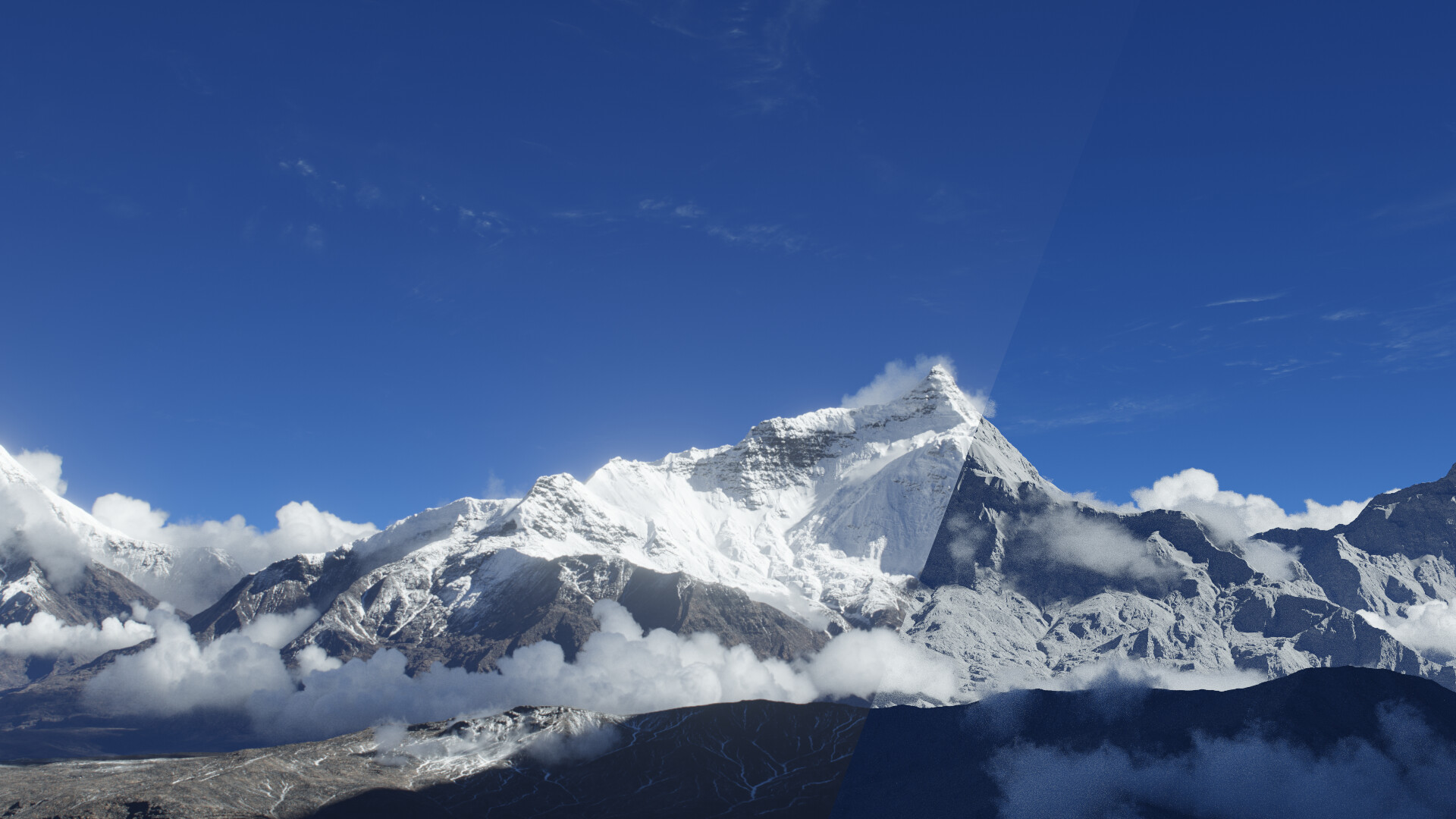 ArtStation - Himalayan Mountain Study