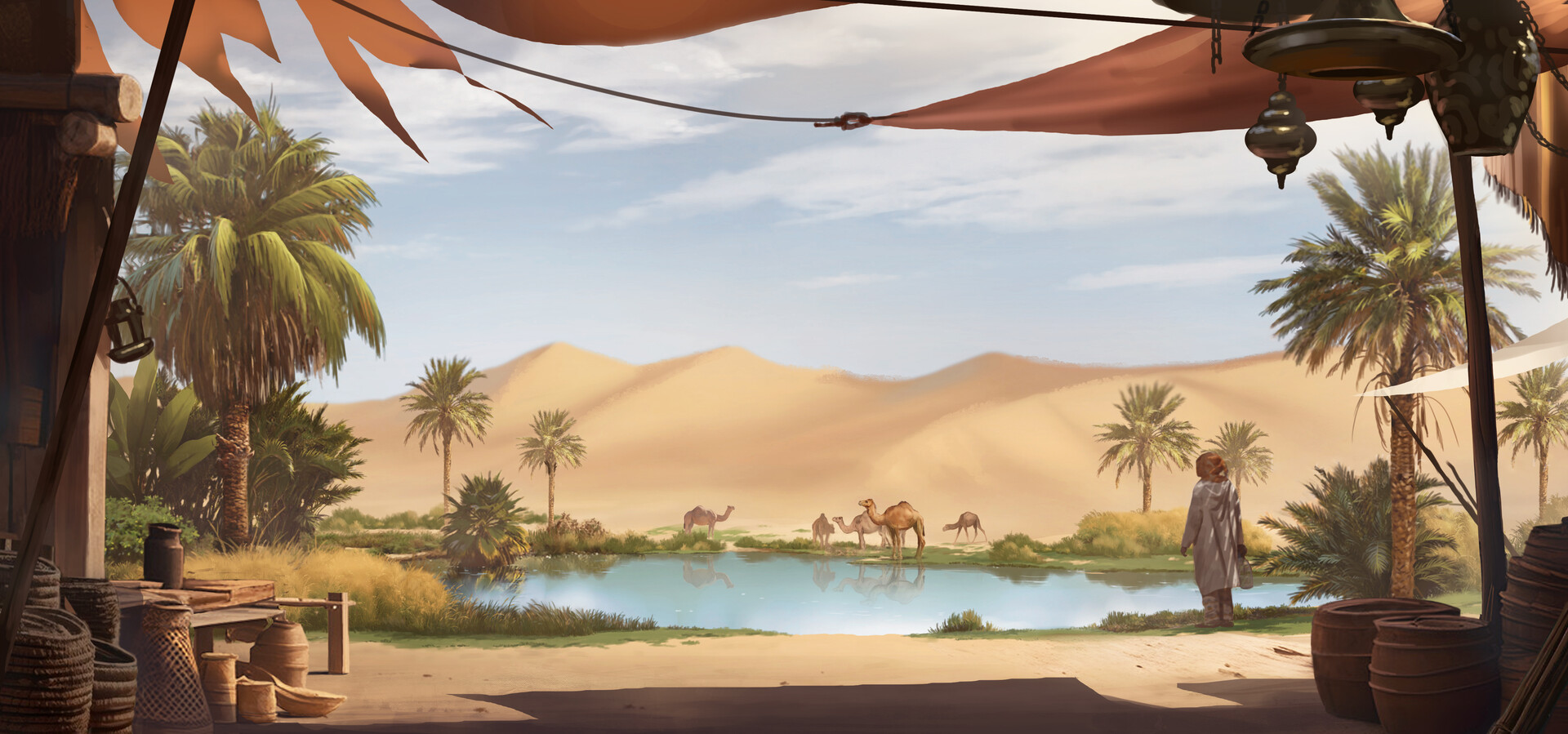 ArtStation - desert Life