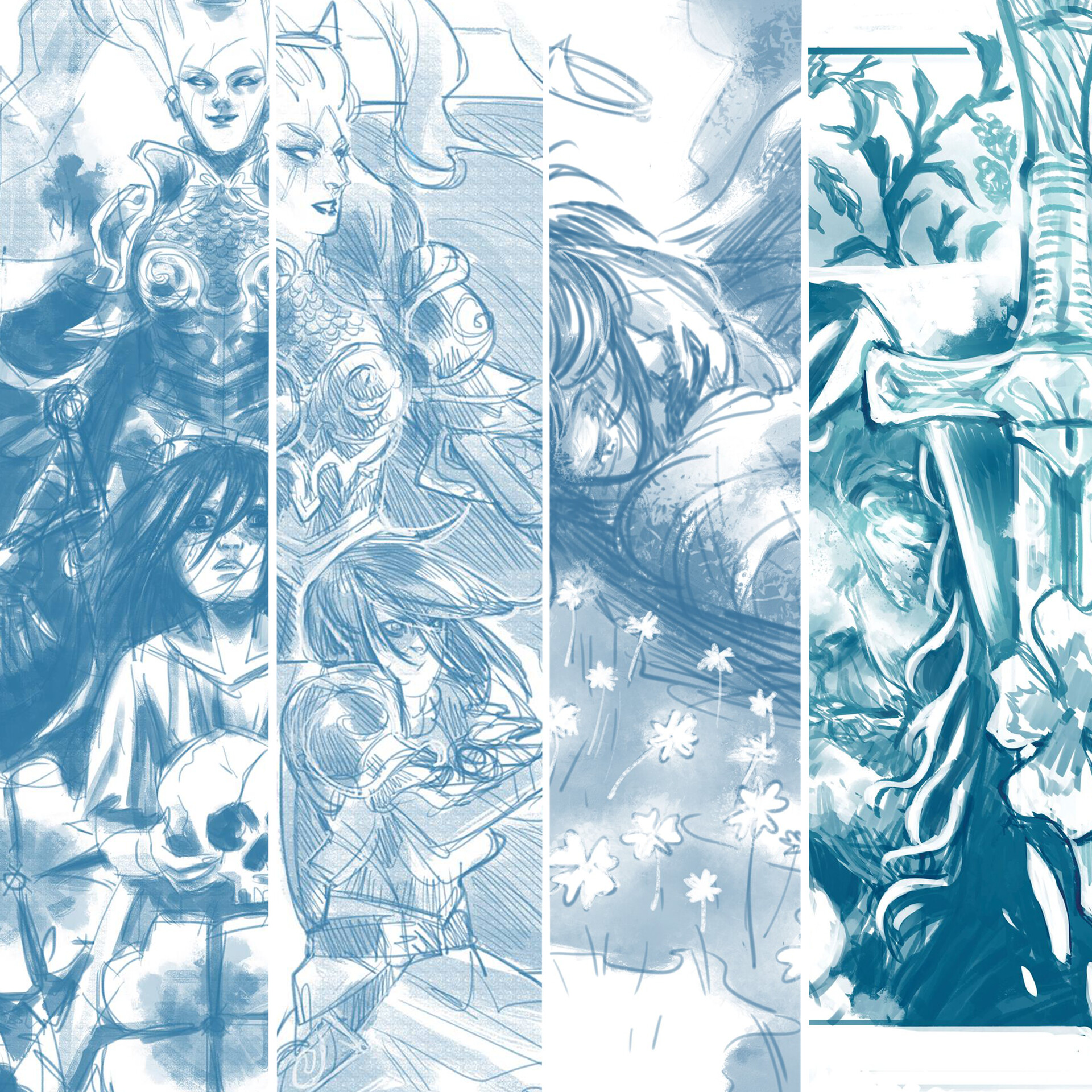 Alessia Sagnotti - Little Girl and the Unnamed Knight _a Tale