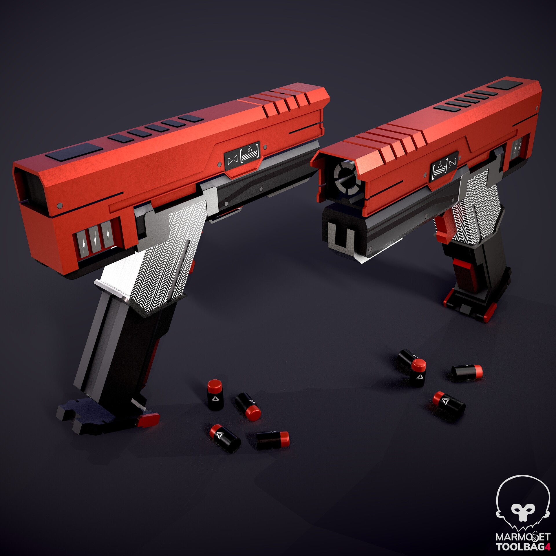 ArtStation - GAMING 3D PISTOL