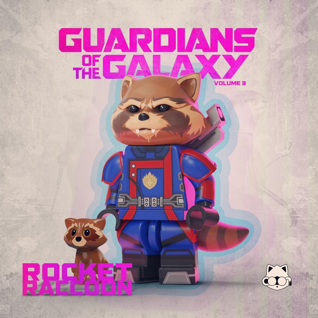 ArtStation - Rocket Raccoon LEGO GOTG