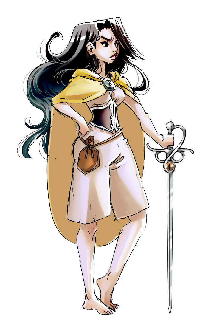 ArtStation - Character Design - T'sais - "Tha Dying Earth" from Jack Vance