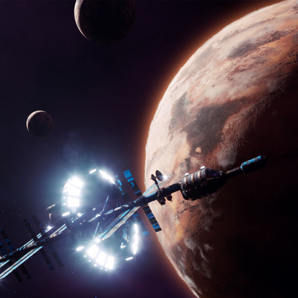 ArtStation - Space Scene - Unreal Engine 5