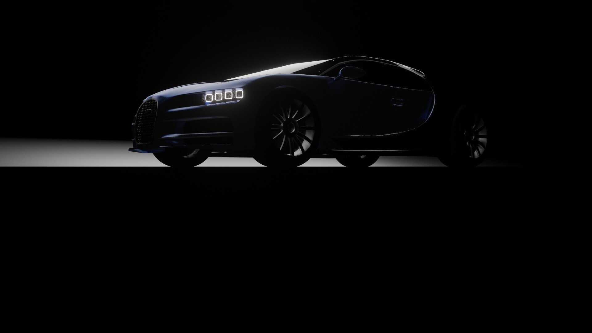 ArtStation - Bugatti Chiron [High Poly Car Creation]