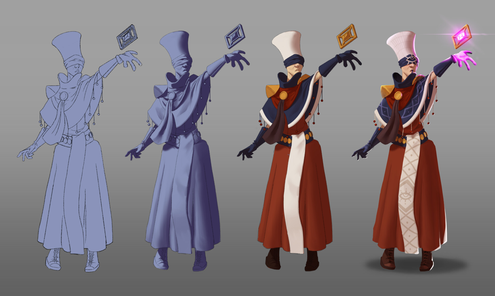 ArtStation - Priestess Character Design