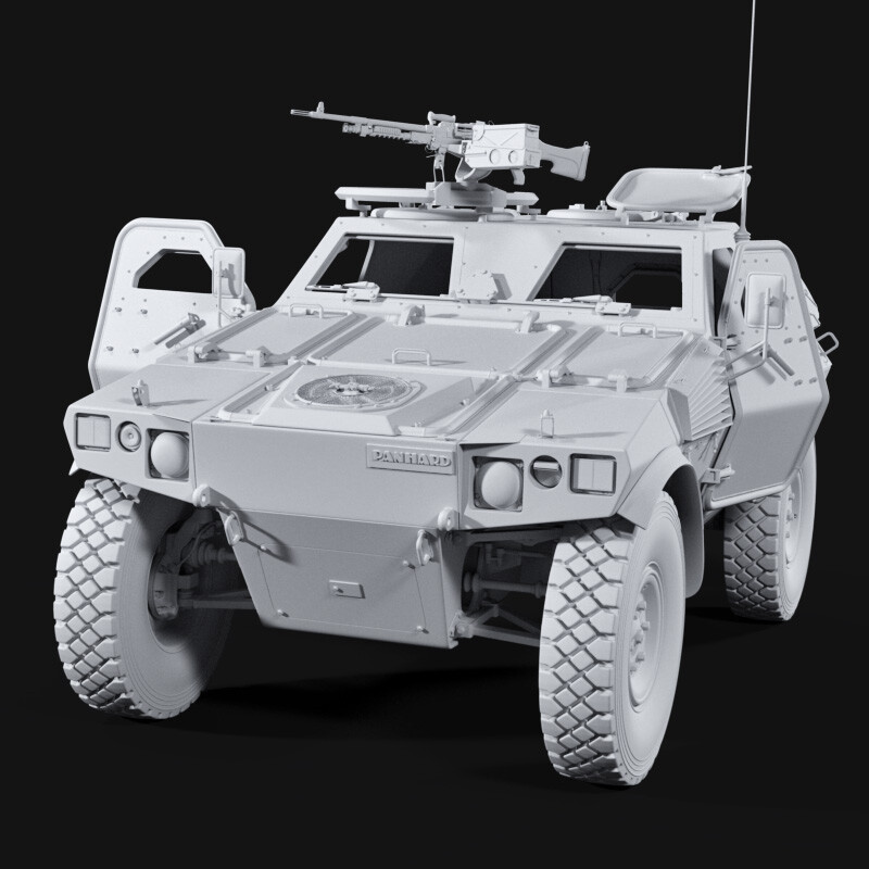 ArtStation - Panhard VBL High-Poly
