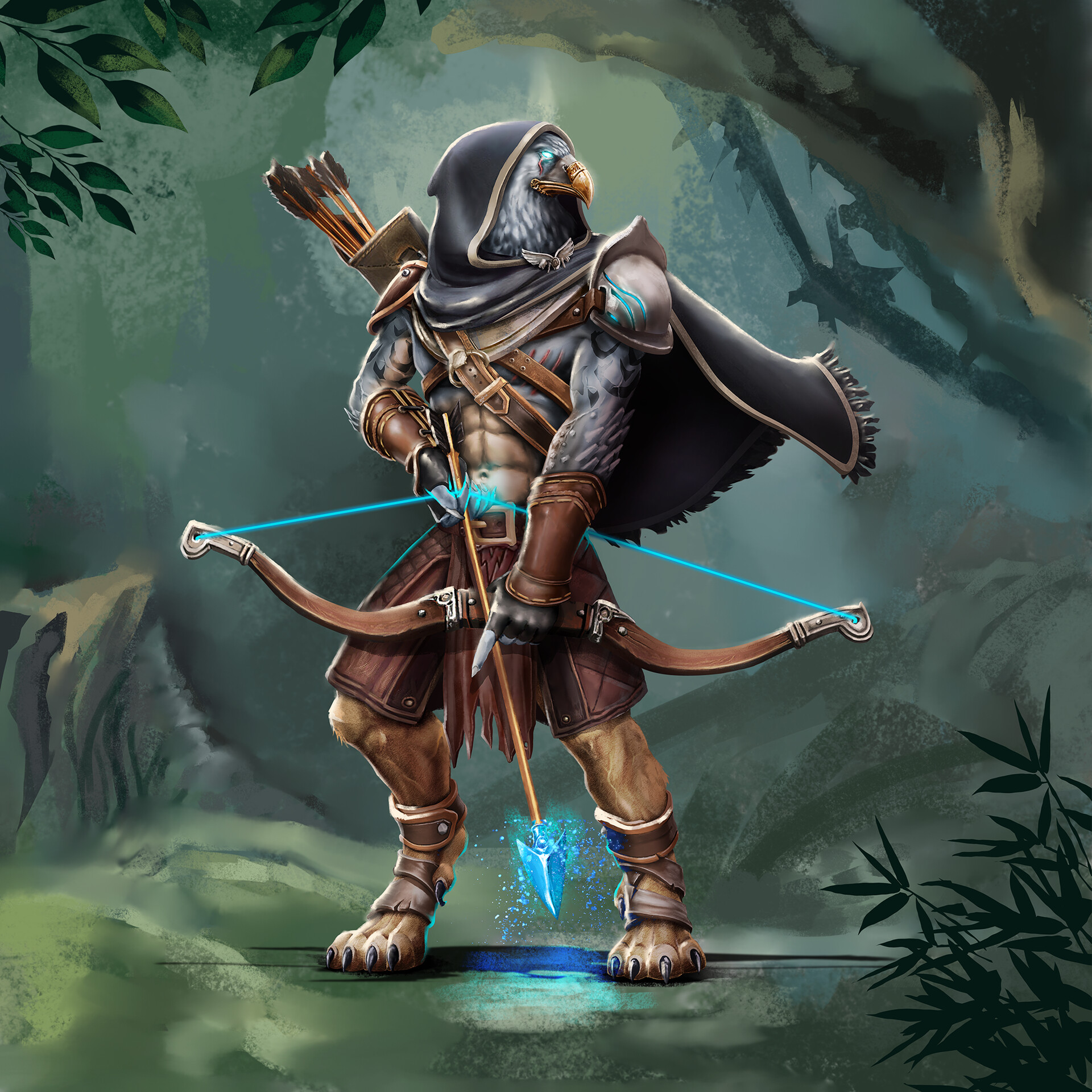 ArtStation - Opinicus - The Griffin Archer