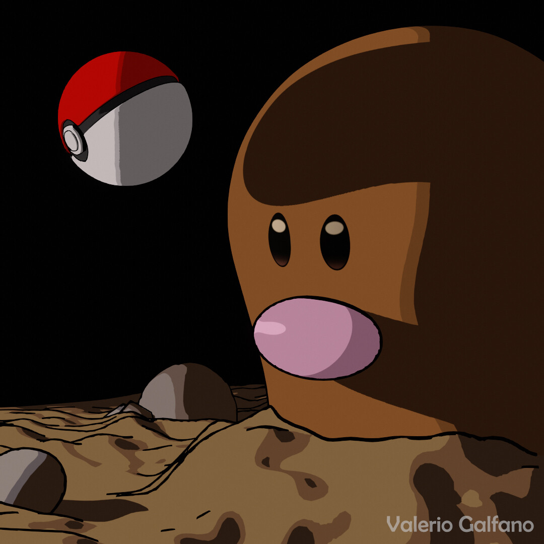 ArtStation - Diglett would just like to sleep