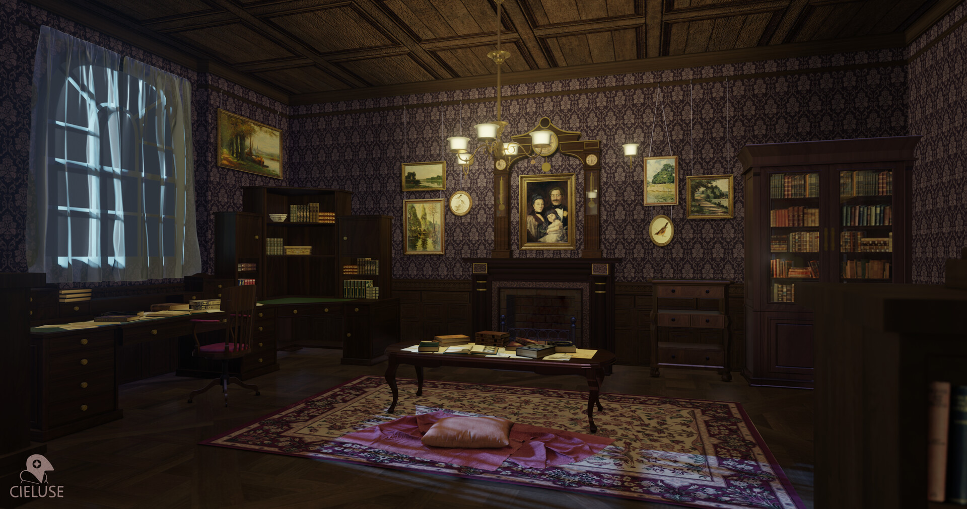 ArtStation - Desiderium - Octavia's Room 3D Model