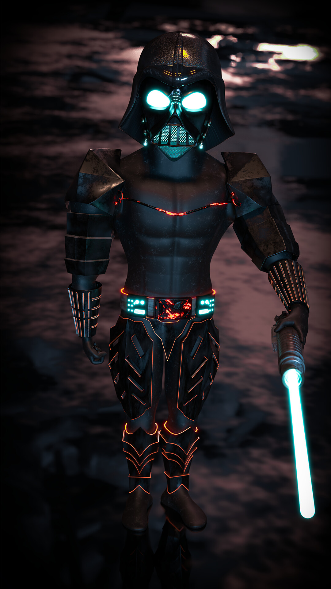 ArtStation - Darth Vader - Blender