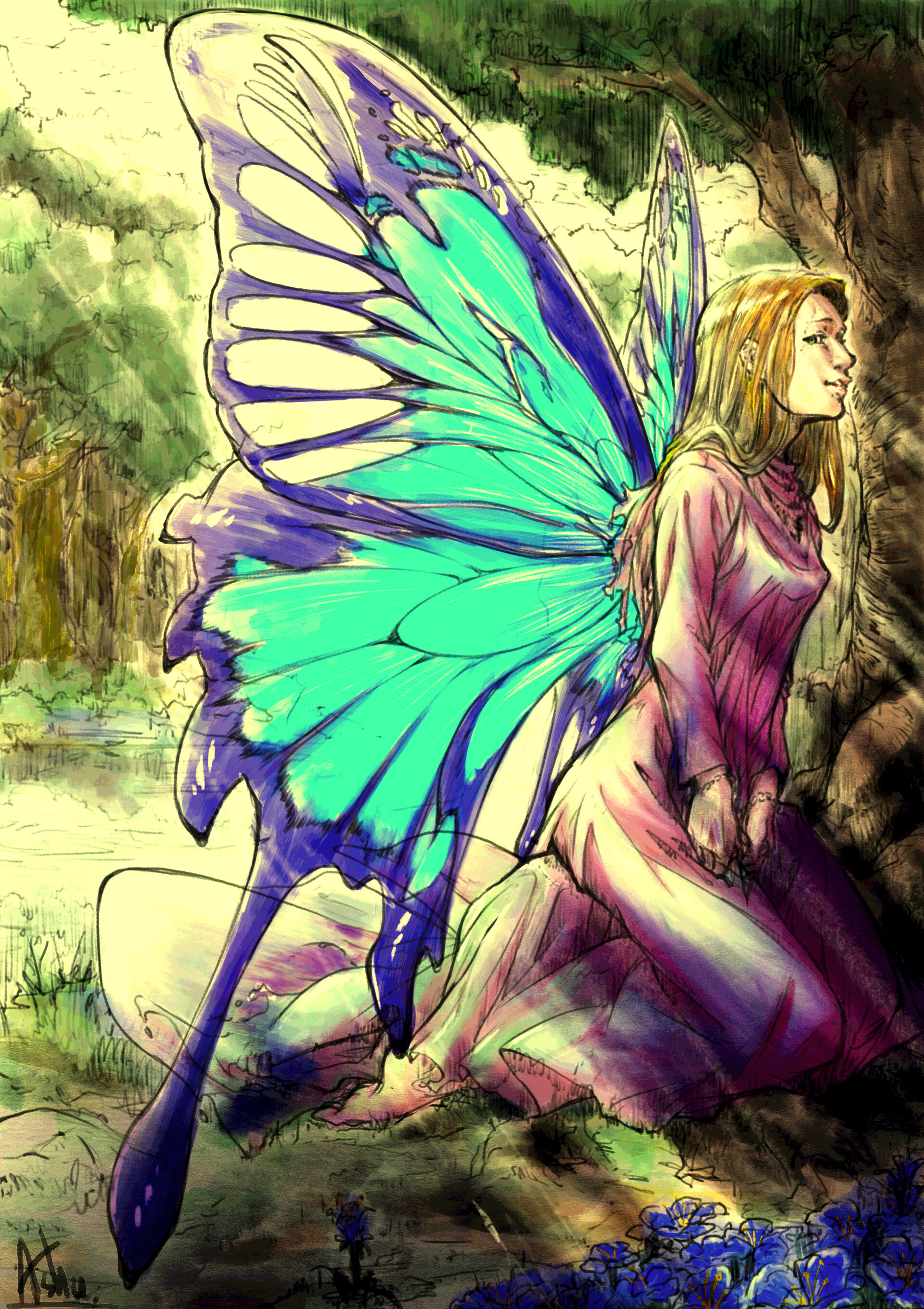 ArtStation - butterfly