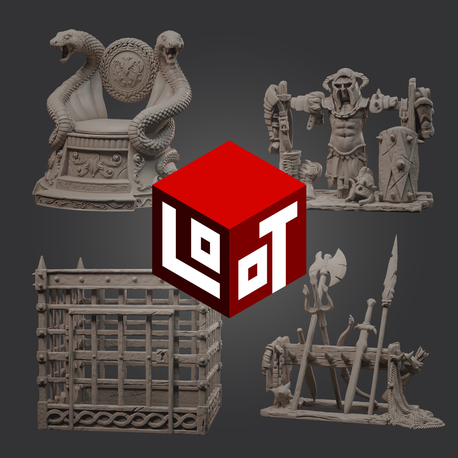 ArtStation - The Crimson Sand Arena - Loot Studios