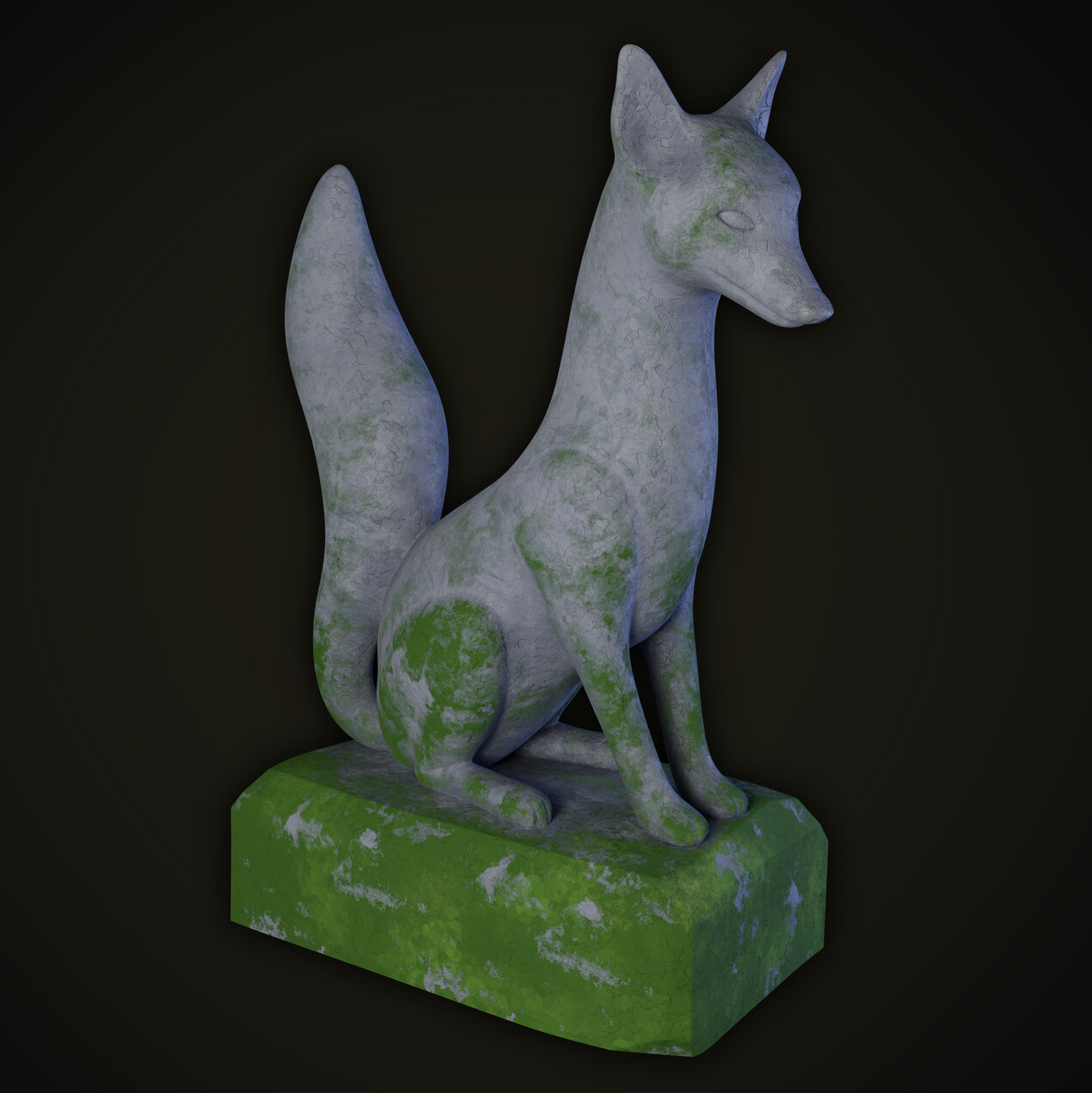 ArtStation - Kitsune Statue