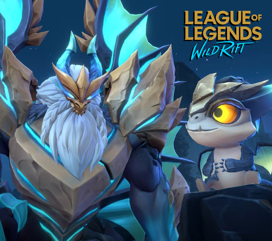 ArtStation - Dragon Guardian Galio Wild Rift Skin Spotlight & VFX