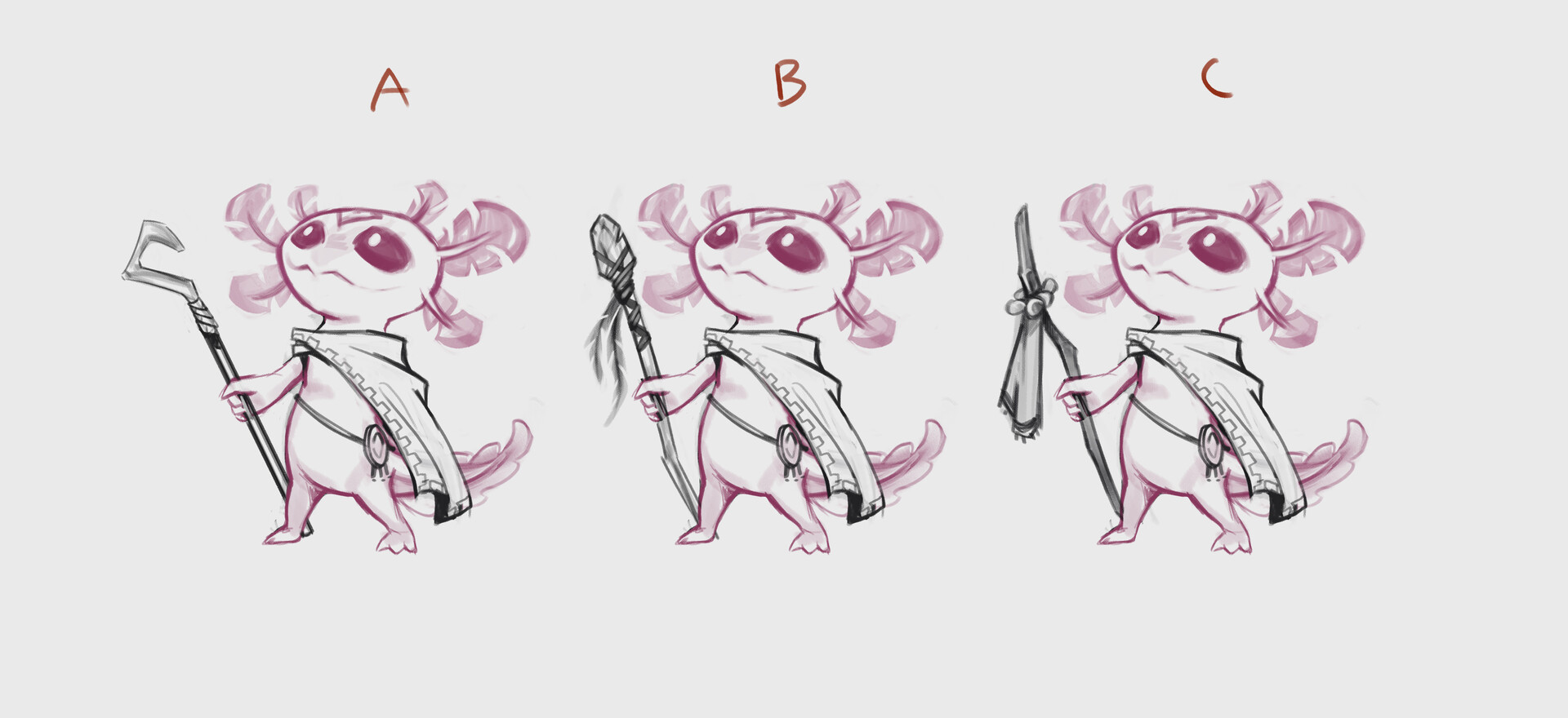 ArtStation - Adventorous Axolotl - Design