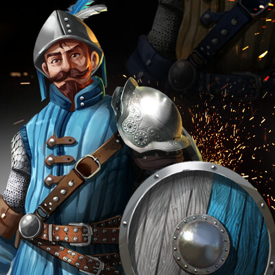 ArtStation - Cedric (Medieval Foot Soldier)