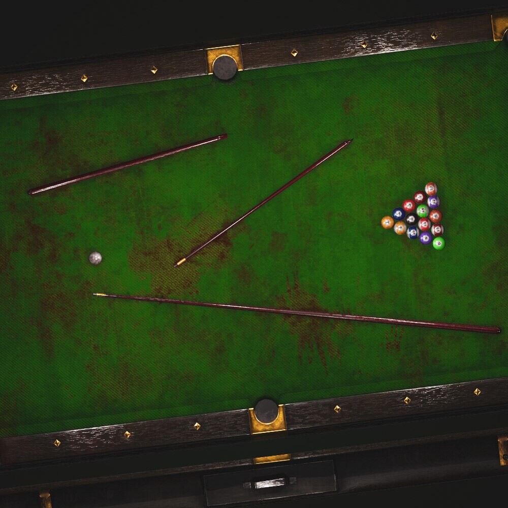 ArtStation - Billiards Table