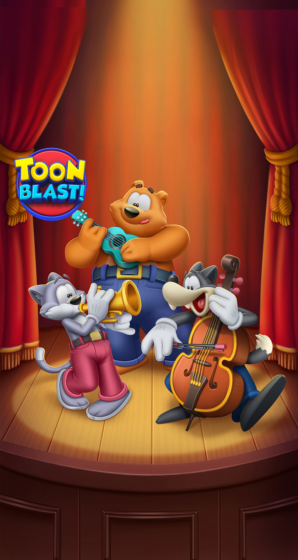 ArtStation - Toon Blast - Wacky Orchestra Illustration