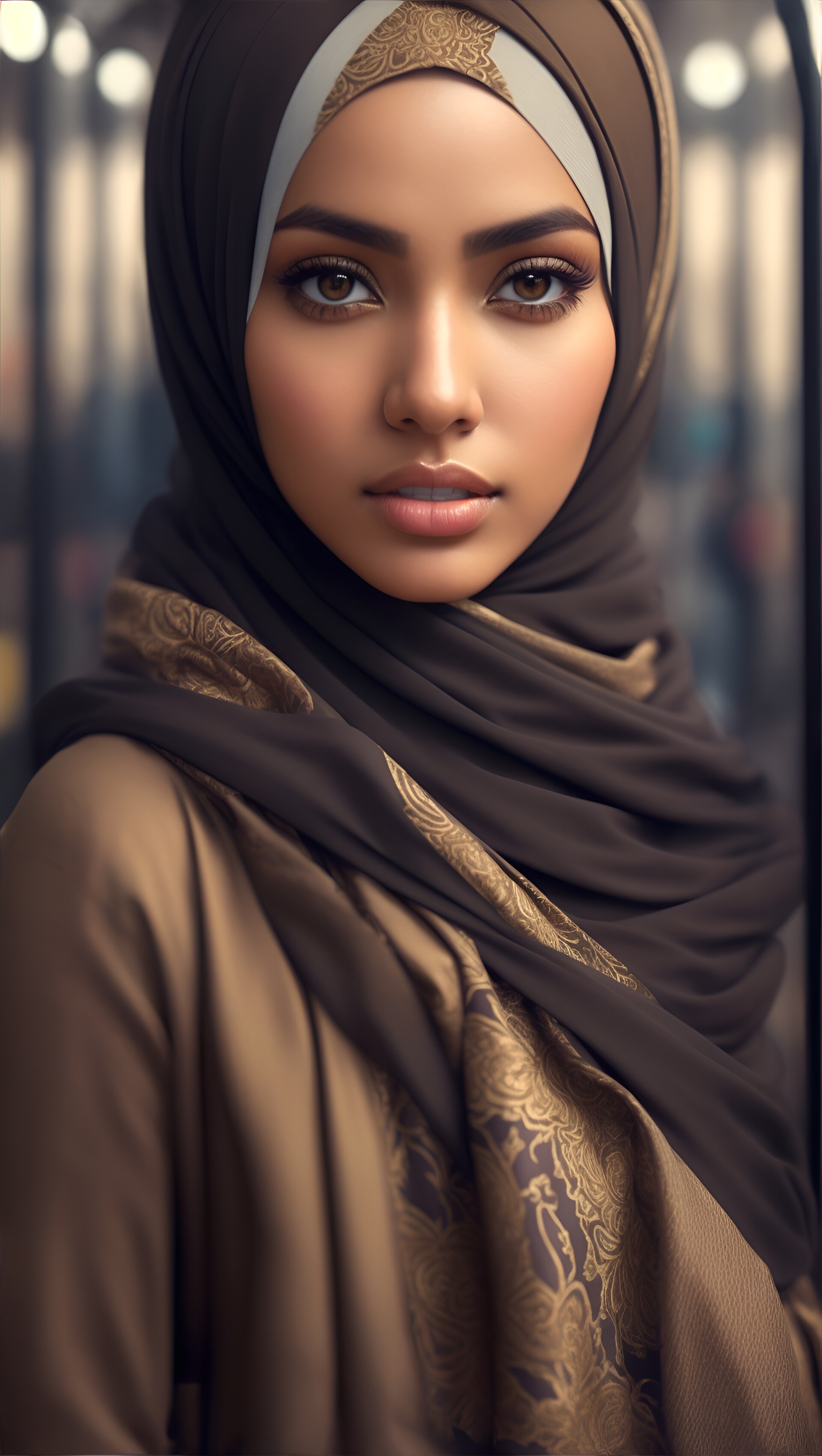 ArtStation - Exotic stunning beautiful Muslim Woman