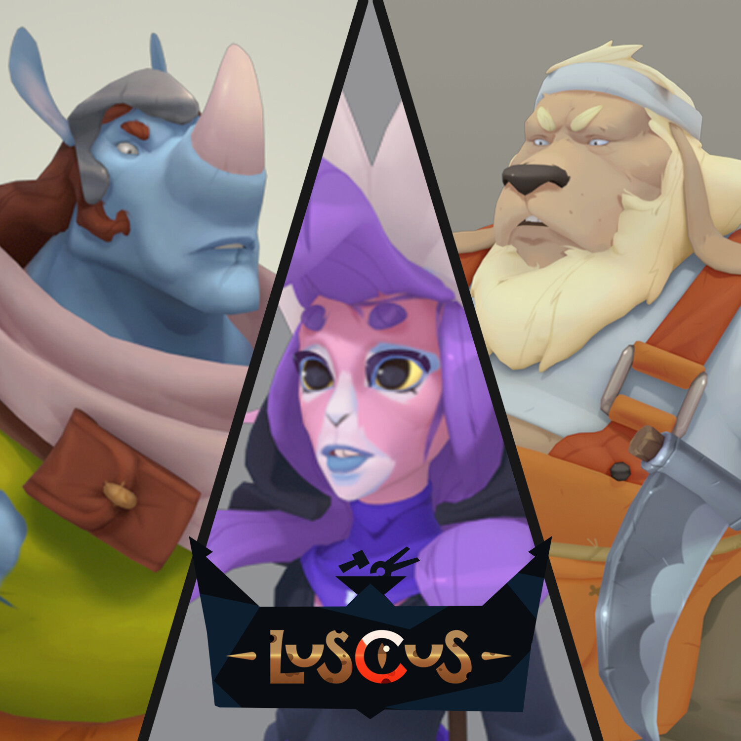 ArtStation - "Luscus" characters