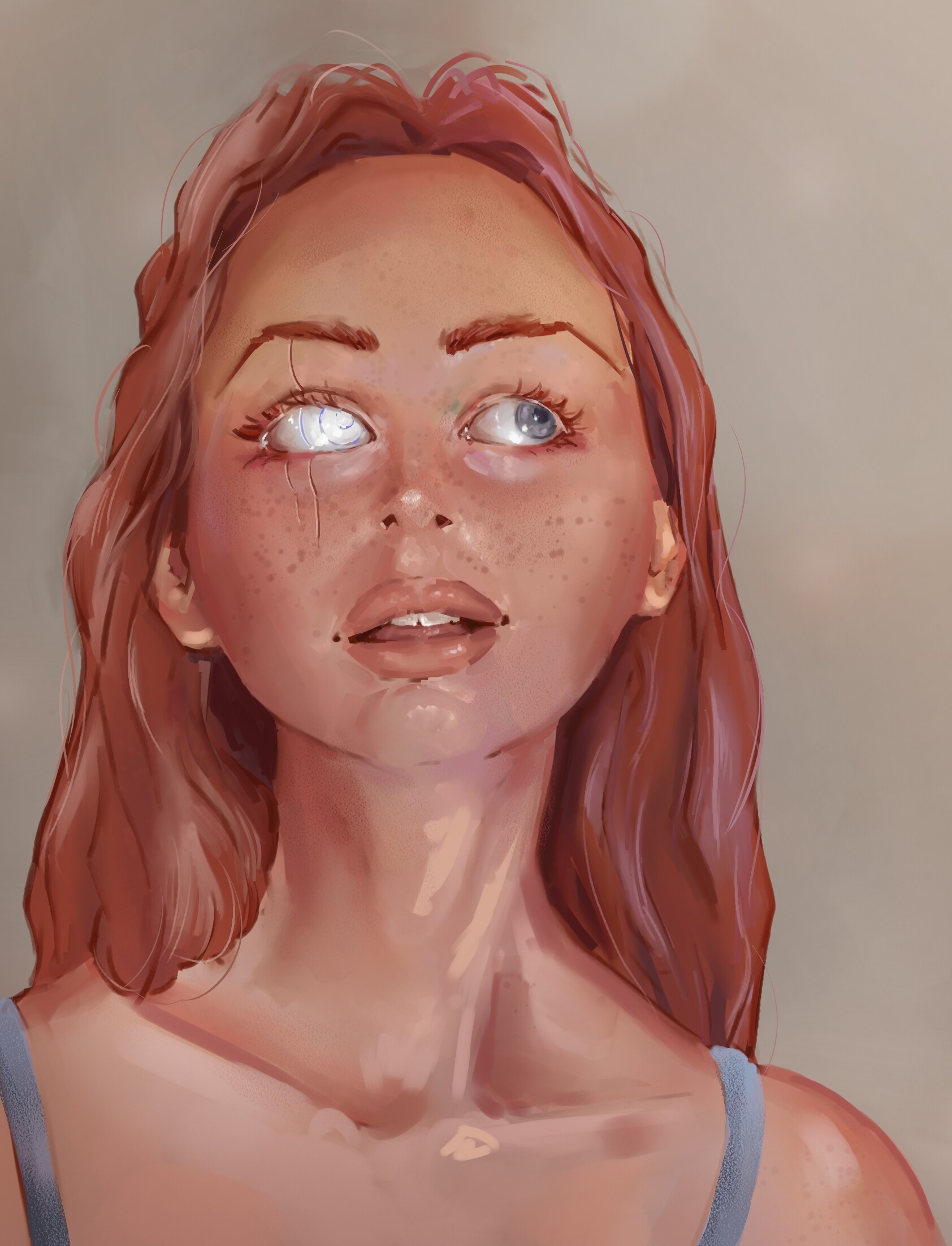 ArtStation - stylised portrait study