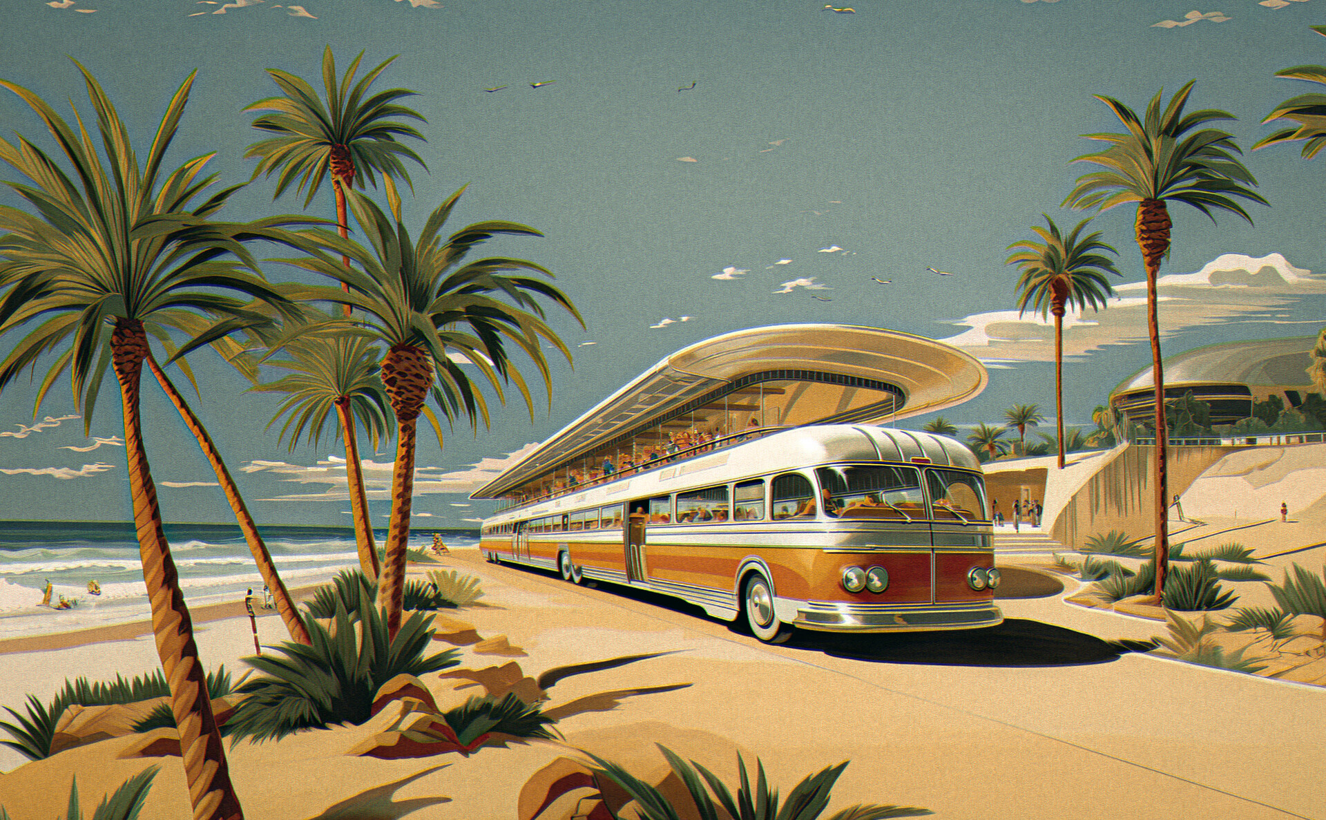 ArtStation - Winnebagos from the future.