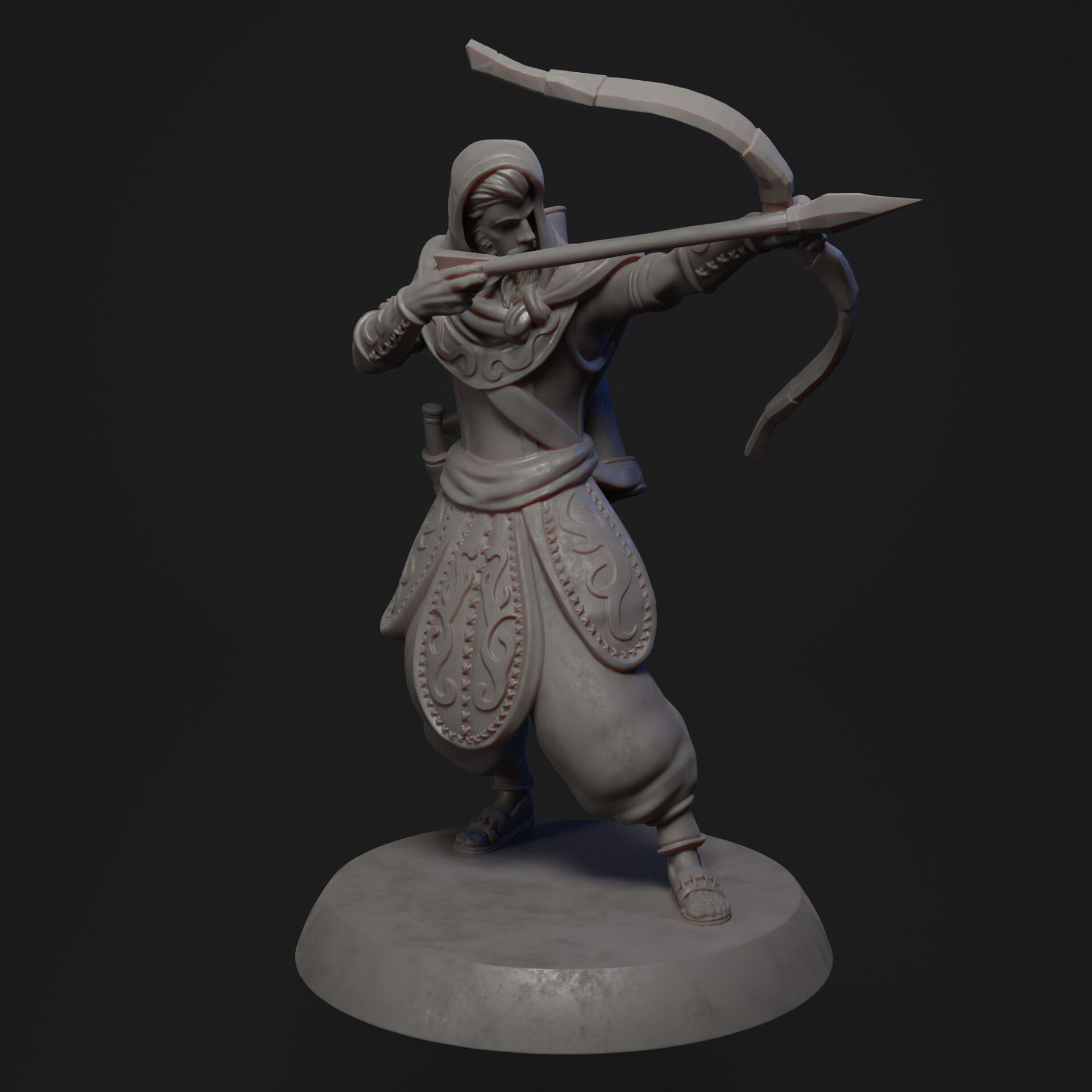 ArtStation - Archer Figurine