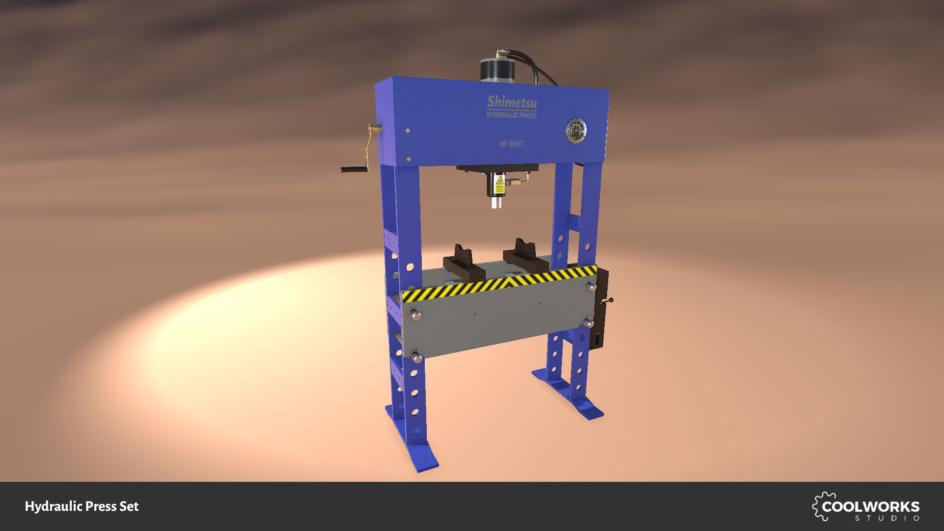 ArtStation - Hydraulic Press Set [CoolWorks Studio]