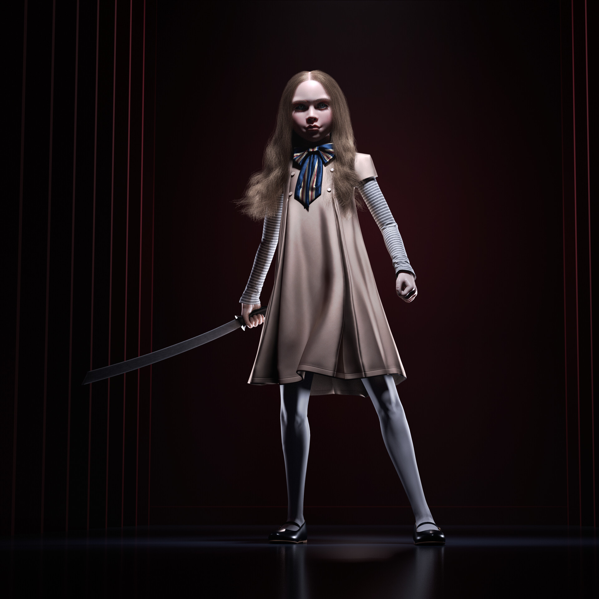 ArtStation - M3GAN - 3D Character recreation/fanart