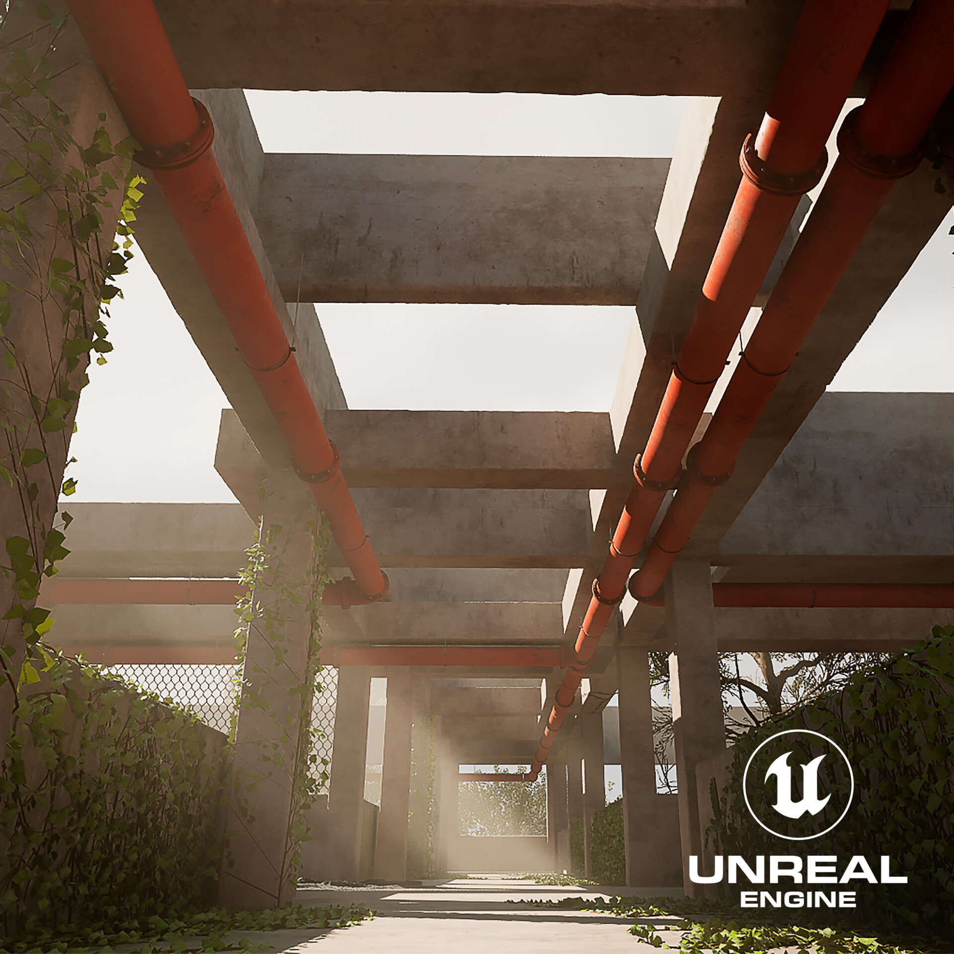 ArtStation - 3D Environments in Unreal Engine 5 - Concrete Walkway