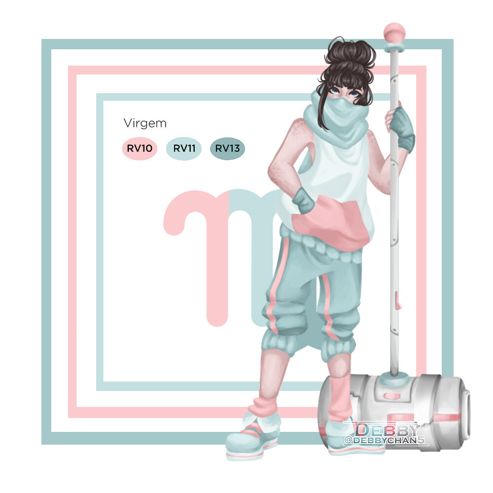 ArtStation - Zodiac Personification - Cyberpunk Style - Character Design