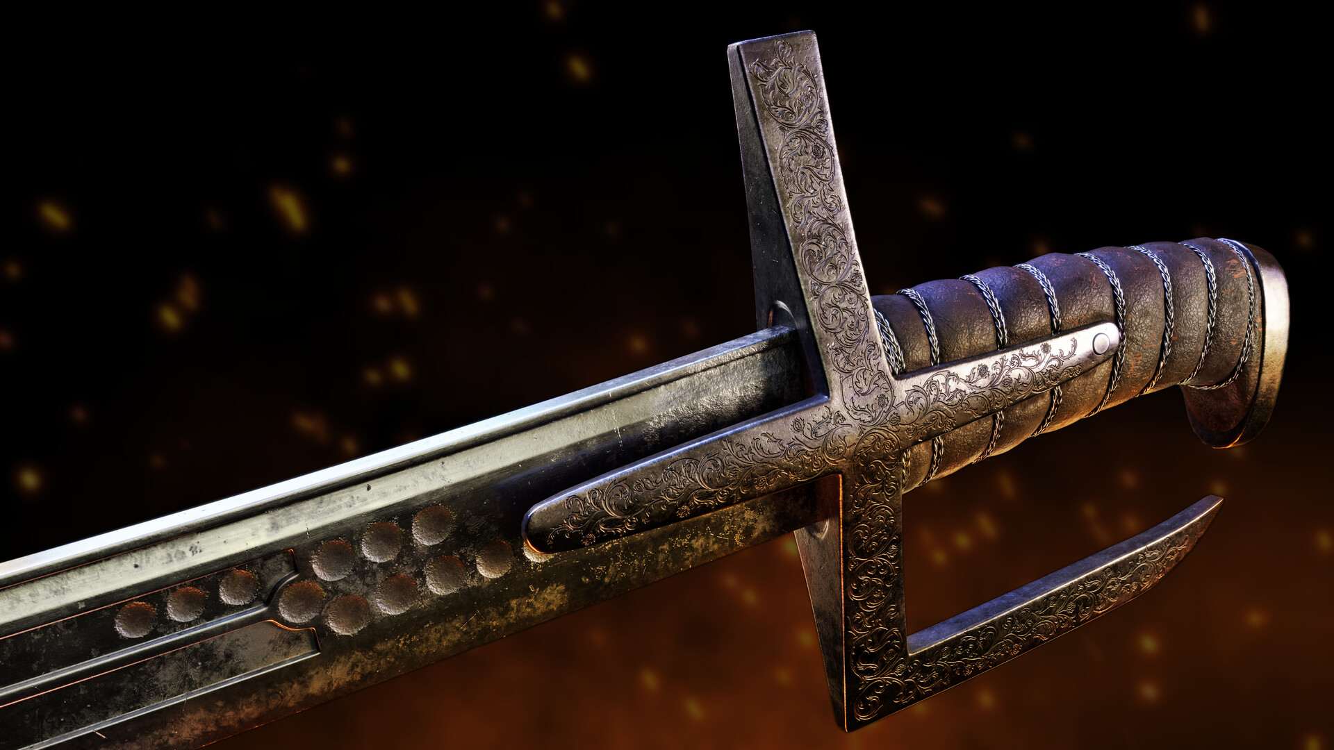 ArtStation - Victory in forged blades: Cossack sabre