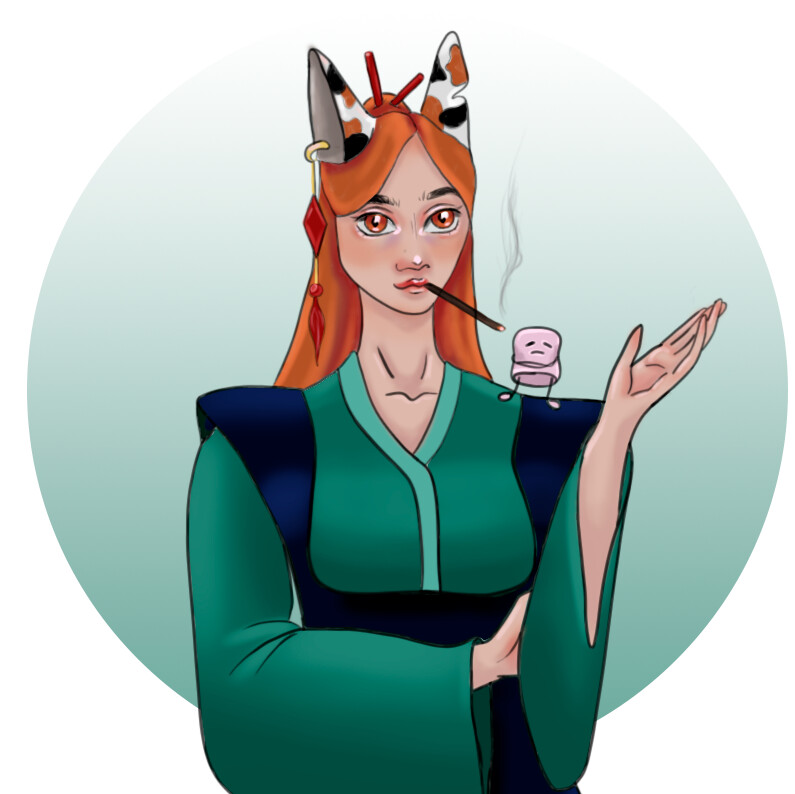 ArtStation - My OC mascot