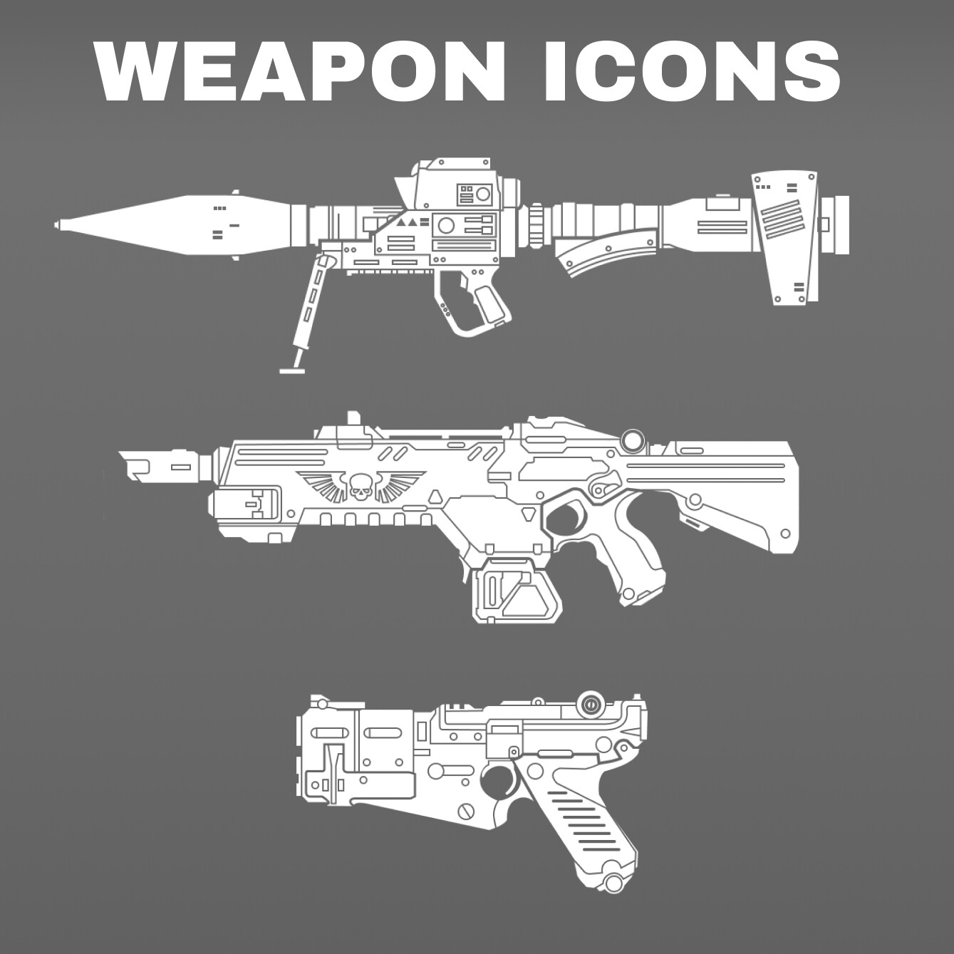 ArtStation - Weapon Icons