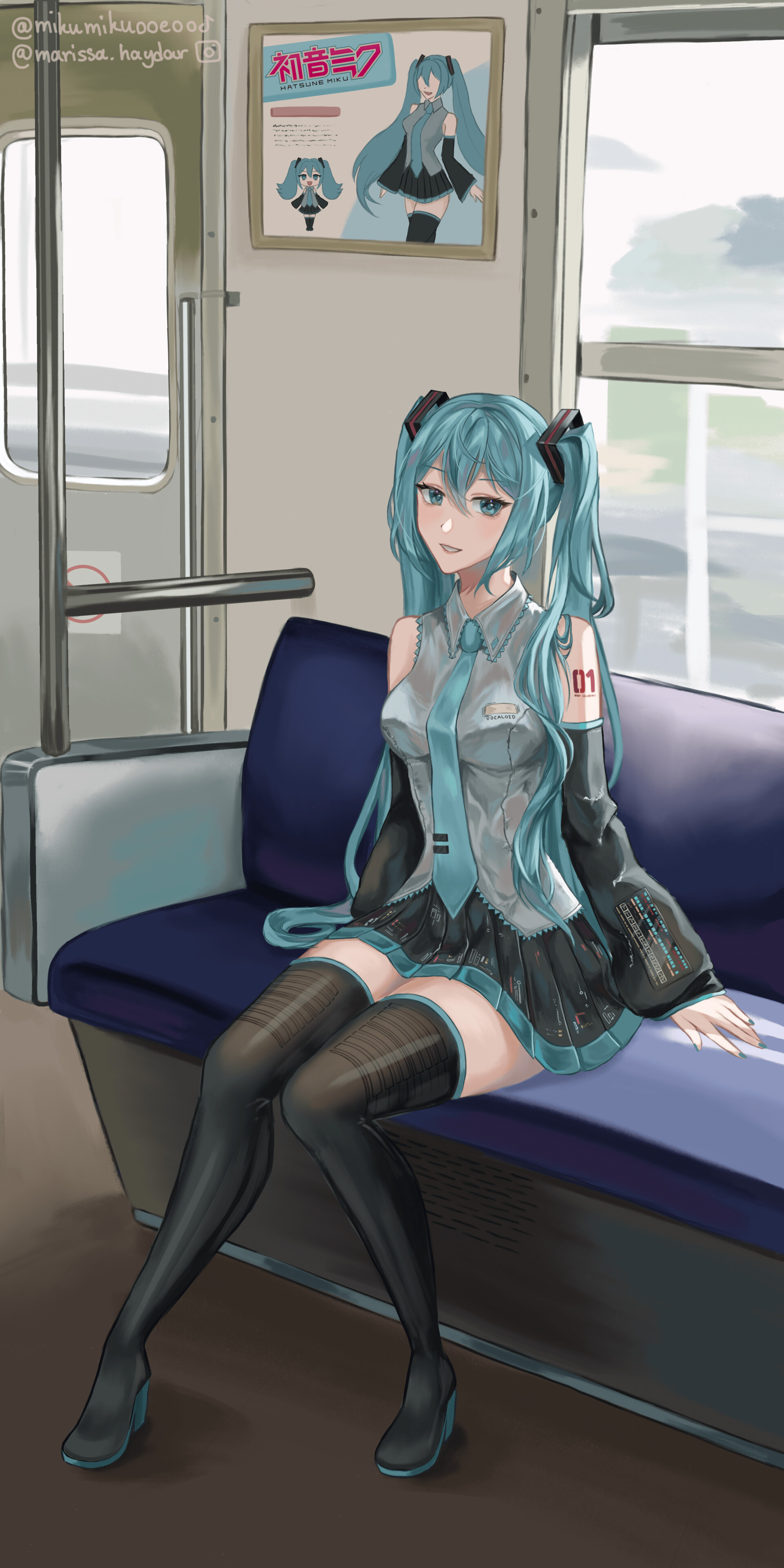 ArtStation - Miku fanart