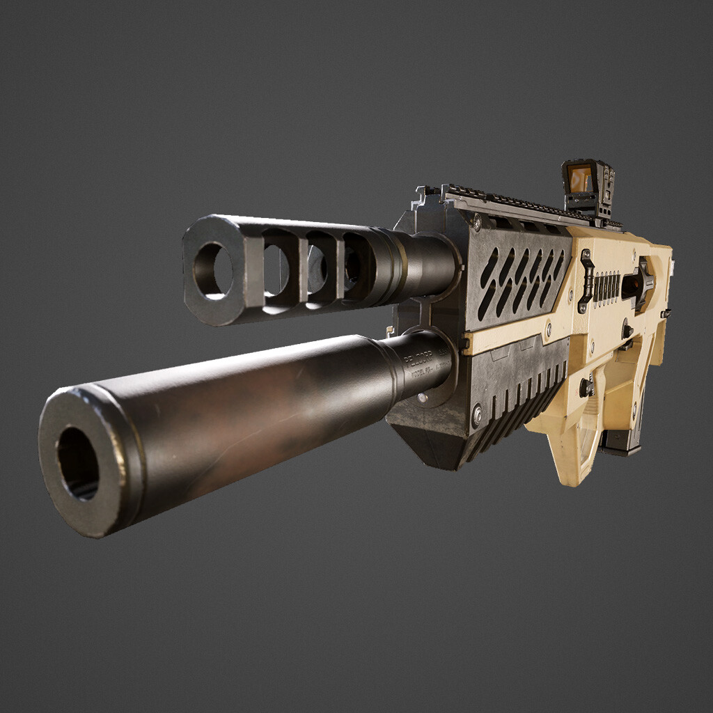 ArtStation - Sci-fi Battle Rifle