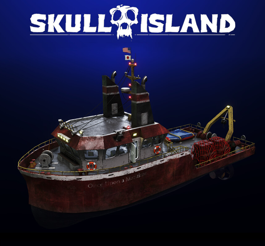ArtStation - Skull Island - Maritime Ship