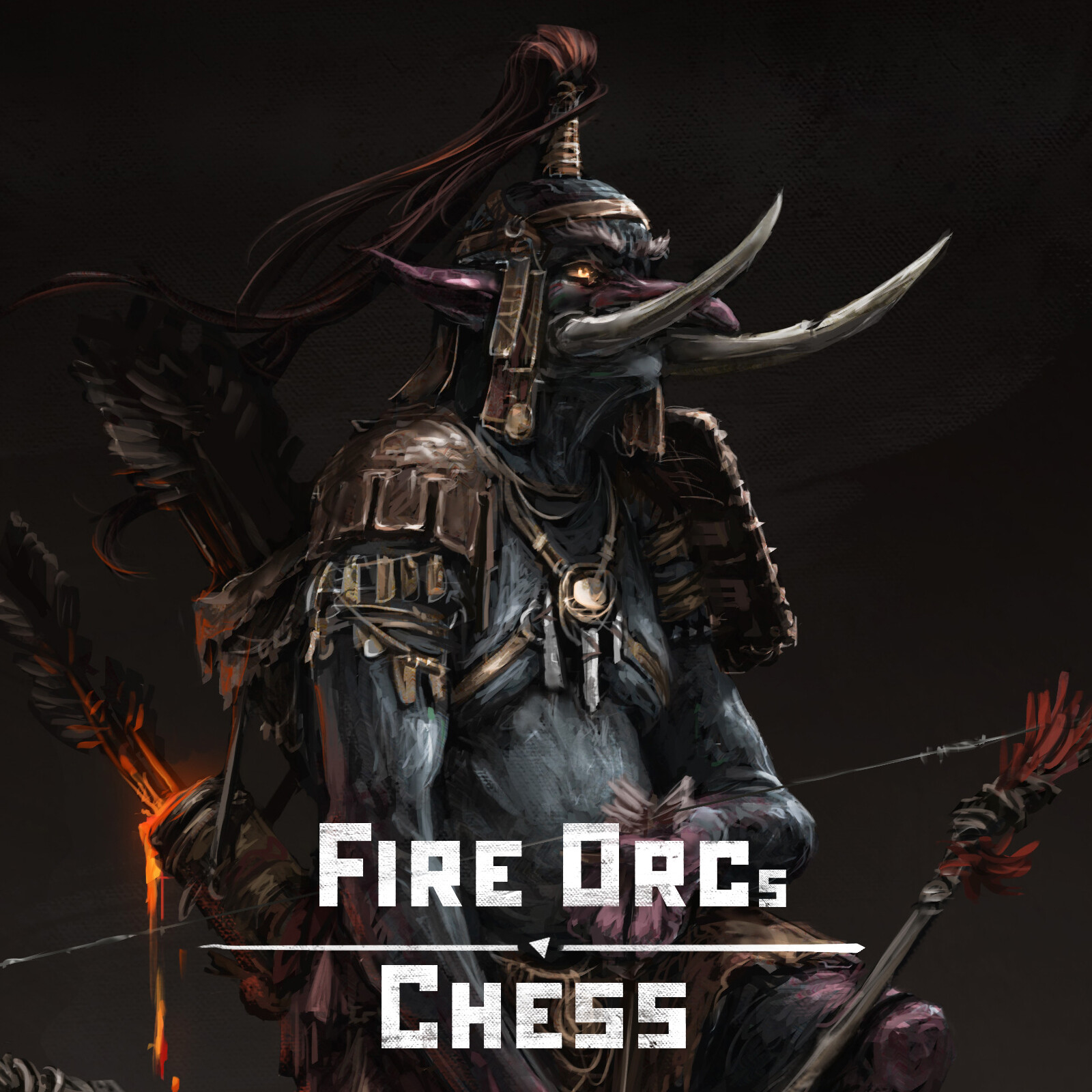 ArtStation - Fire Orcs Chess