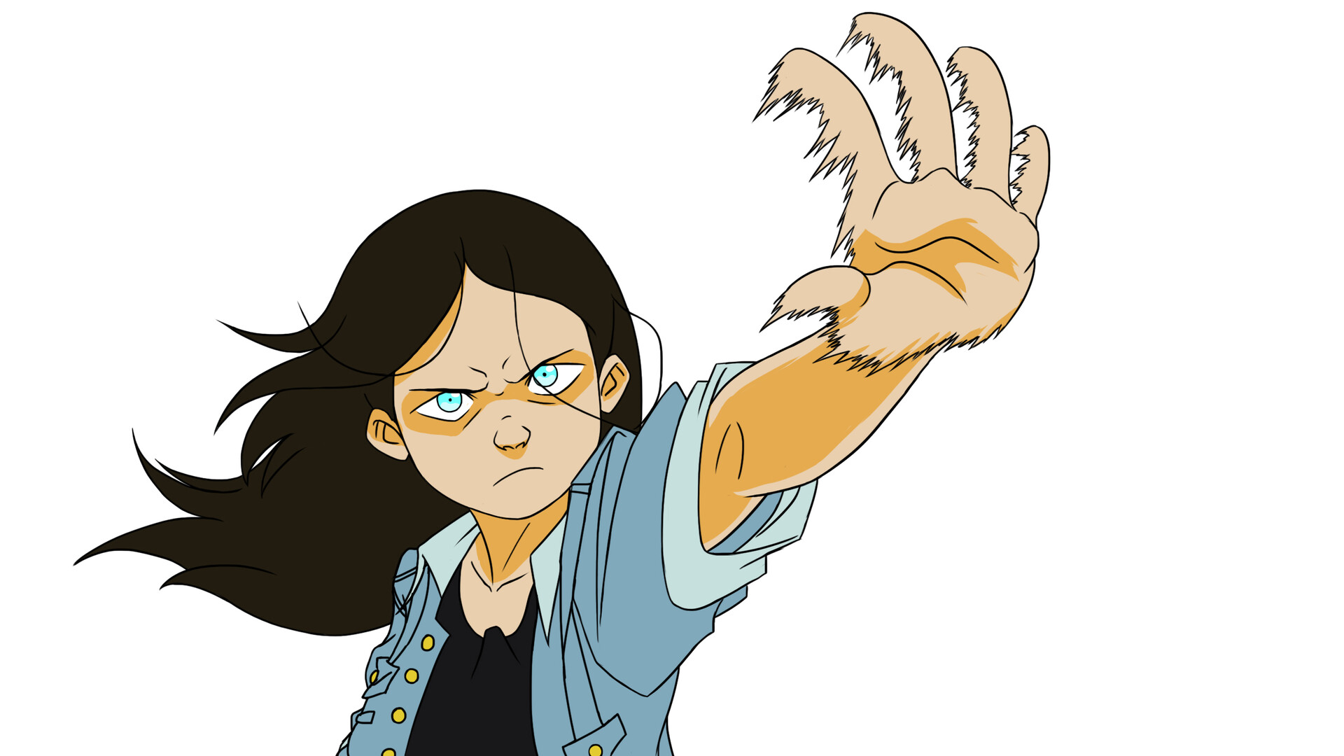 ArtStation - Girl with Superpowers Animation