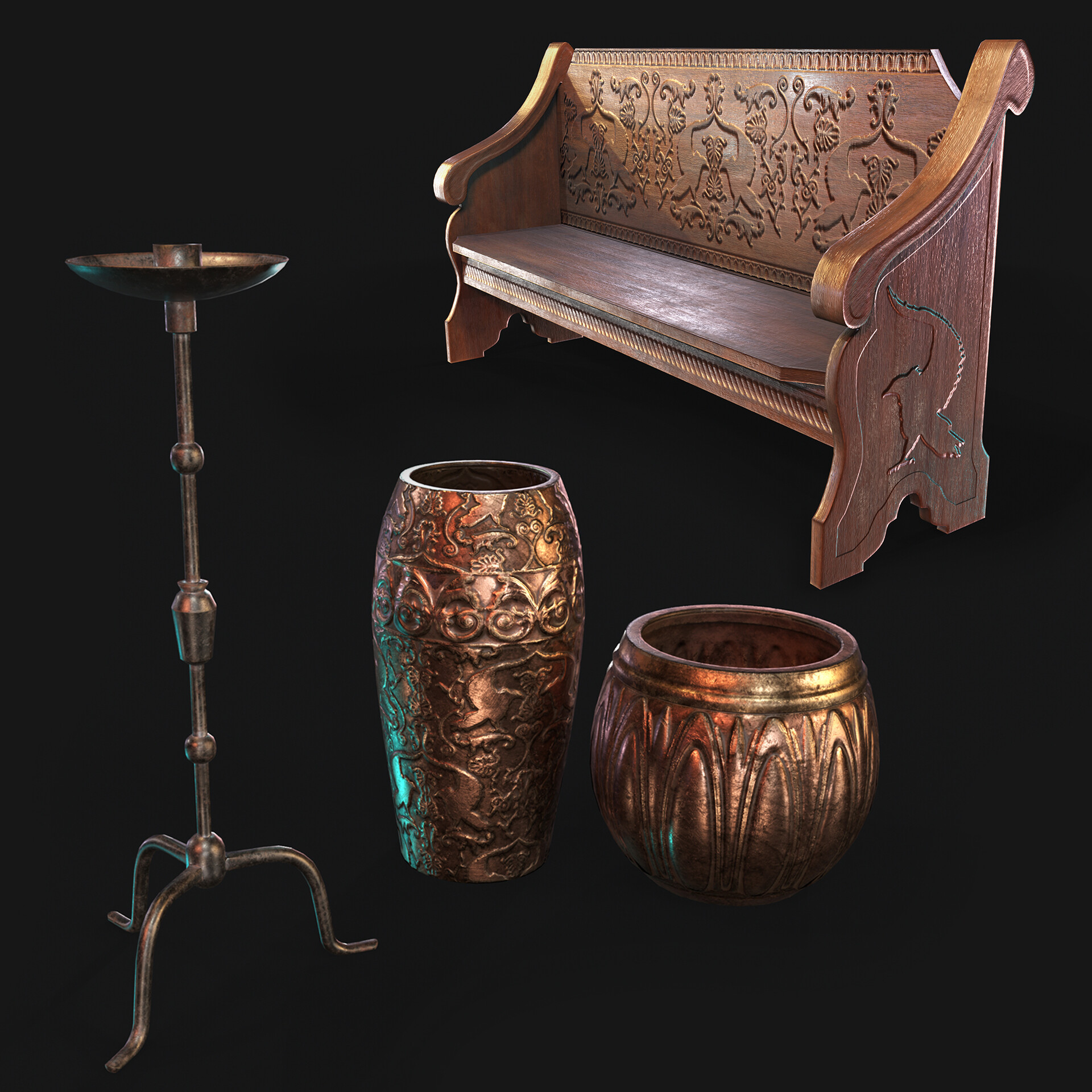 ArtStation - Props / Great Hall