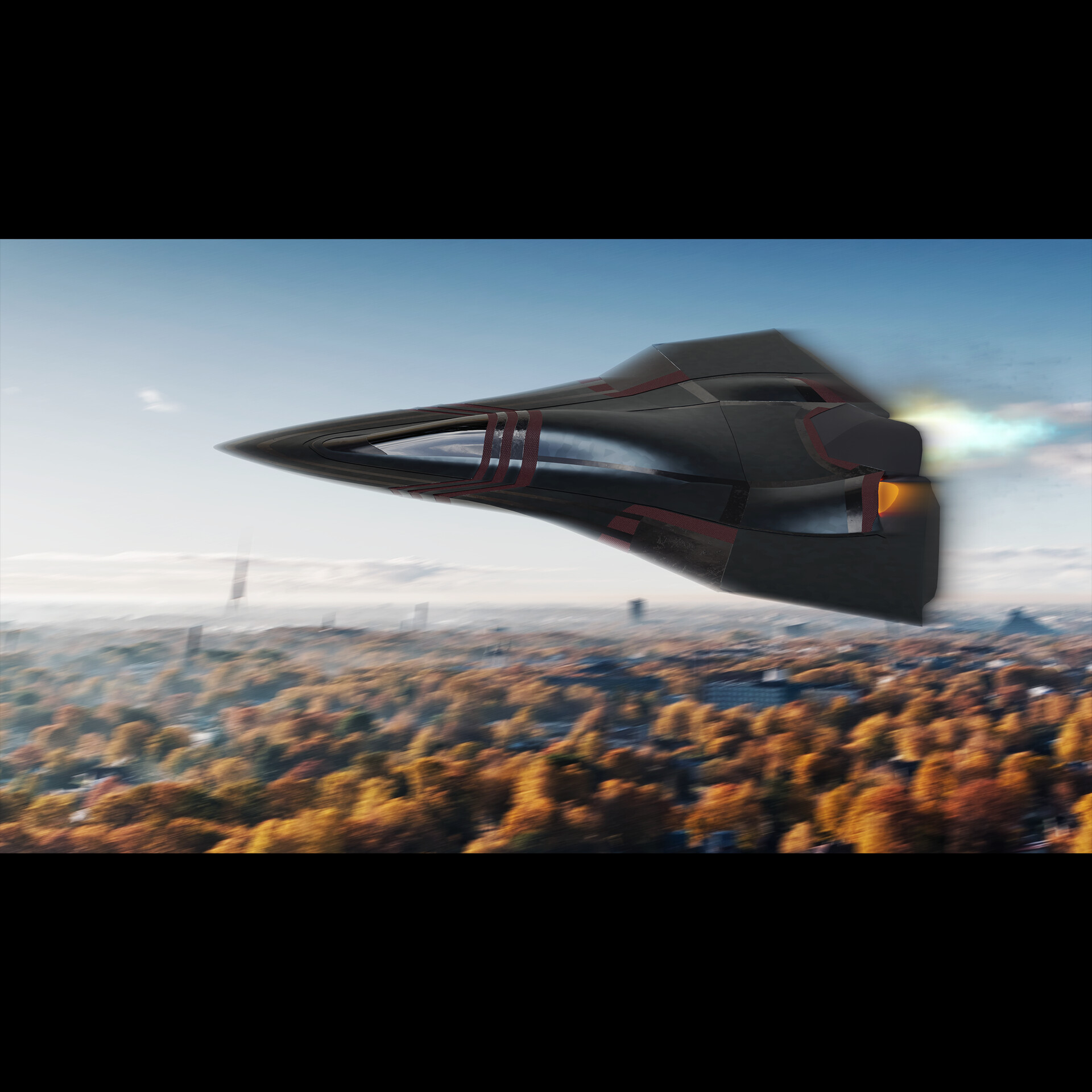 ArtStation - Hypersonic stealth jet (Gen 6) concept design