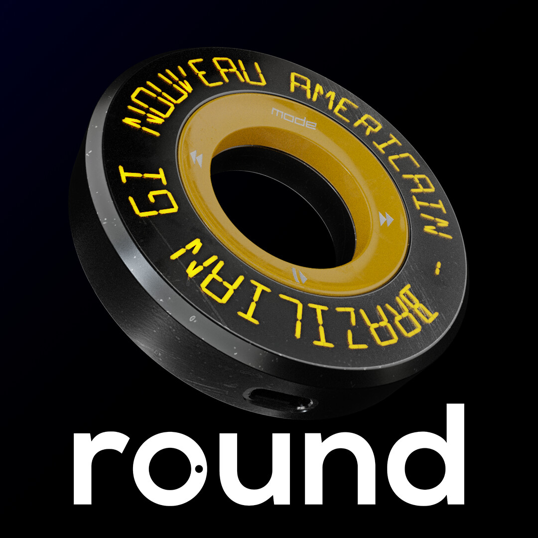 ArtStation - round - music player