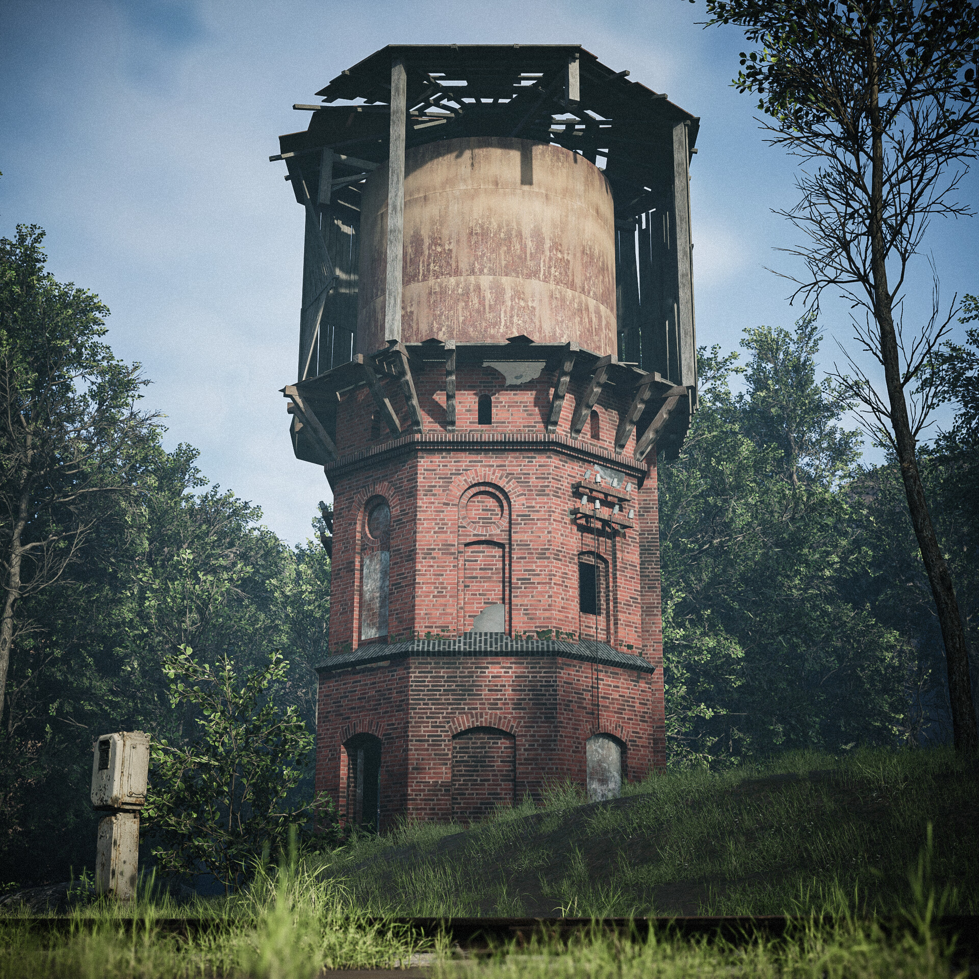 ArtStation - Water tower