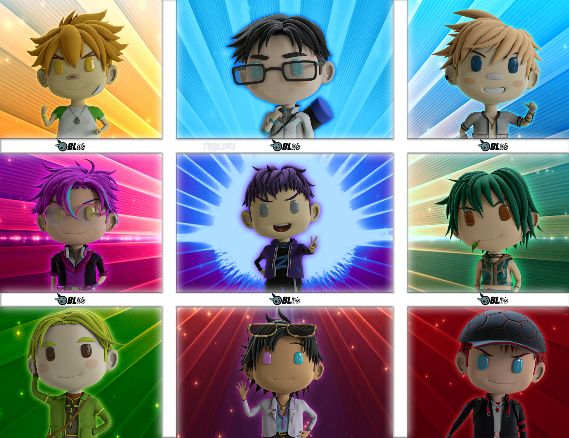 ArtStation - Chibi BLits Games Team Part №1