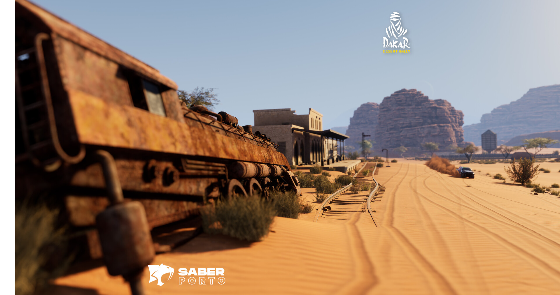 ArtStation - Dakar Desert Rally - Train Stations
