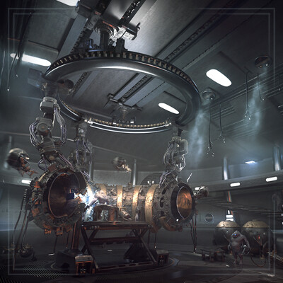 ArtStation - Motie Engineering Bay