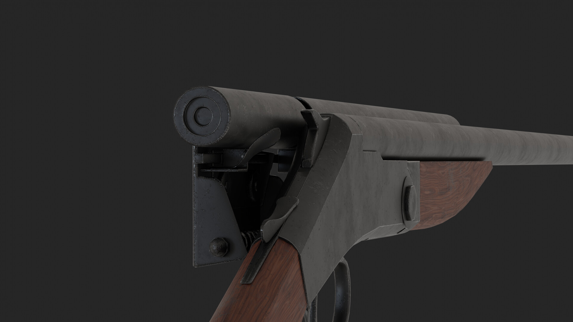 ArtStation - 1920's alofs shotgun loading system