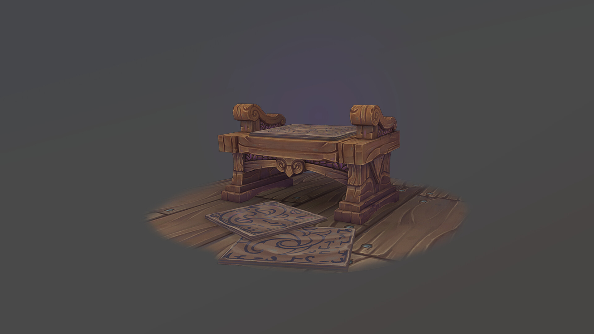 ArtStation - Wood Table