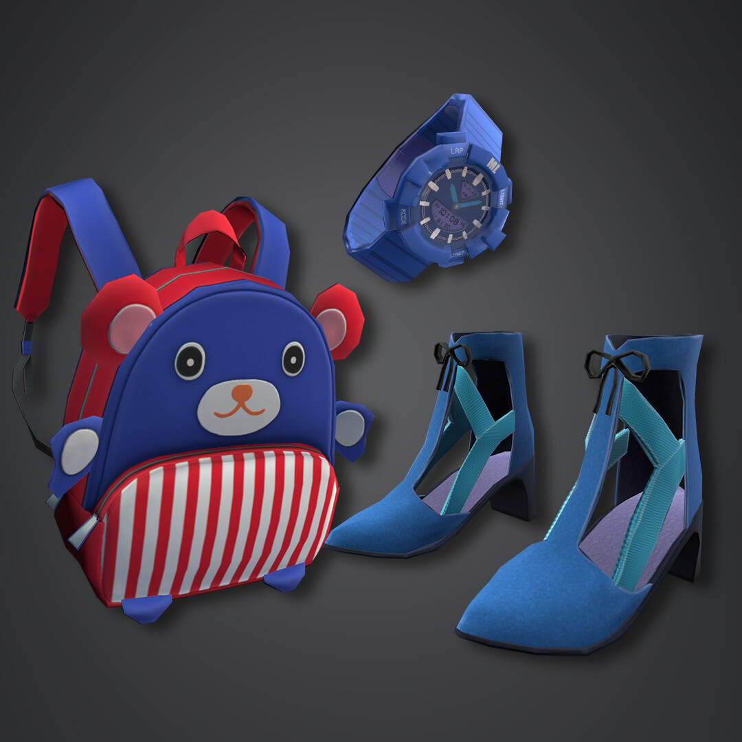 ArtStation - Backpacks, shoes, accessories for Avatar