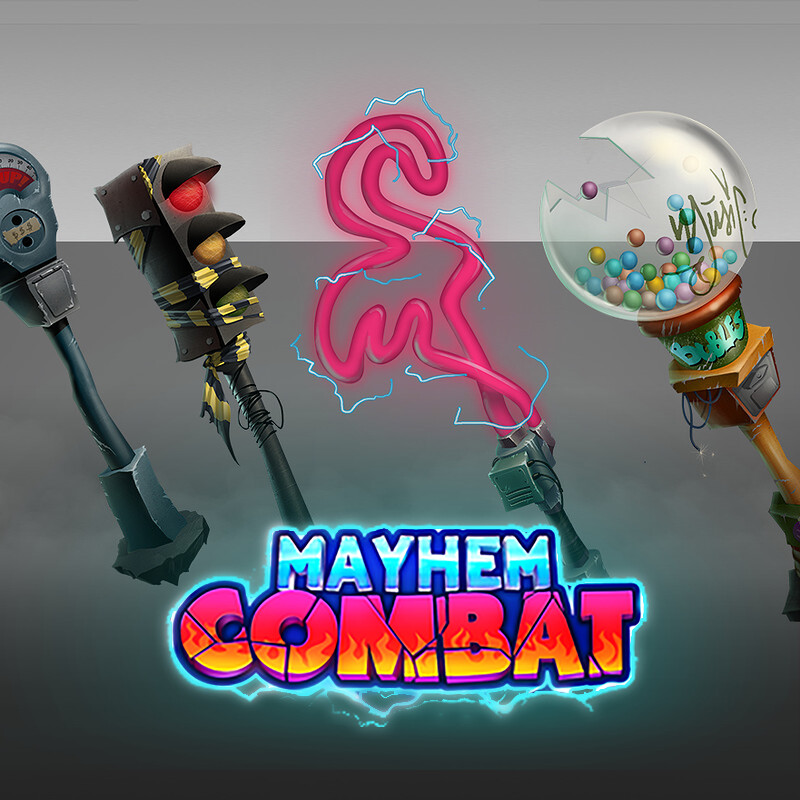 ArtStation - Mayhem Combat weapon concepts